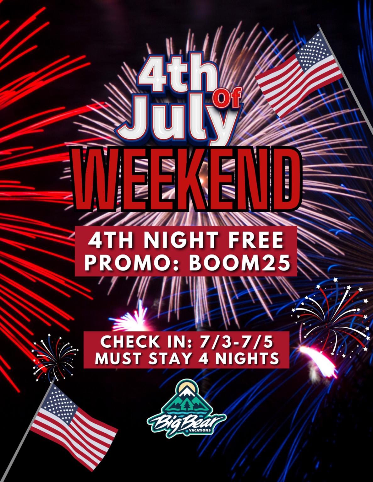 4th of July Weekend | Big Bear Vacations